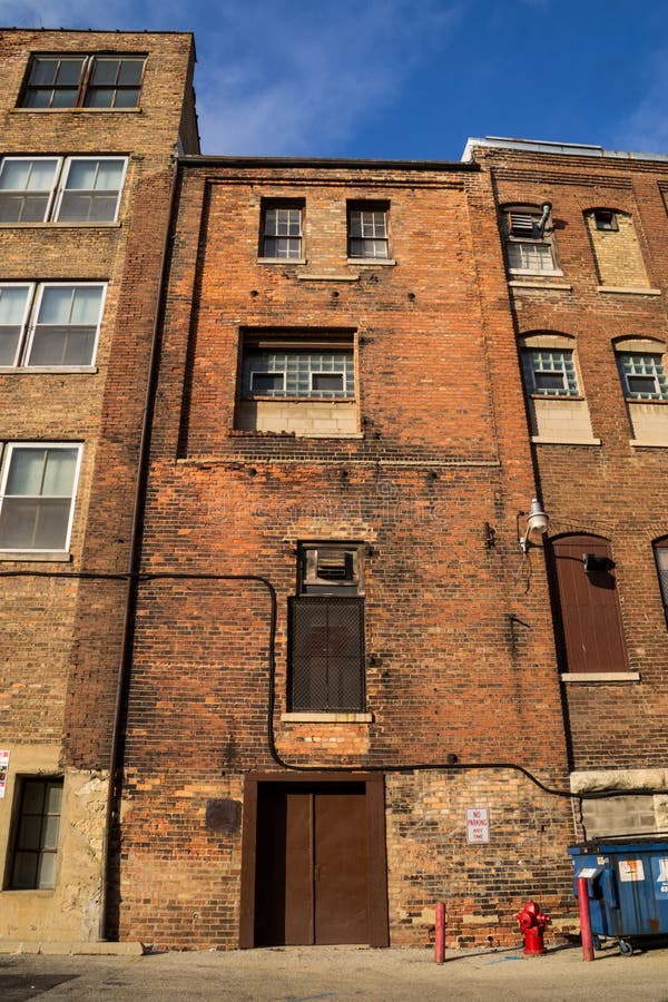 Back alley. stock image. Image of house, back, alley - 49807379