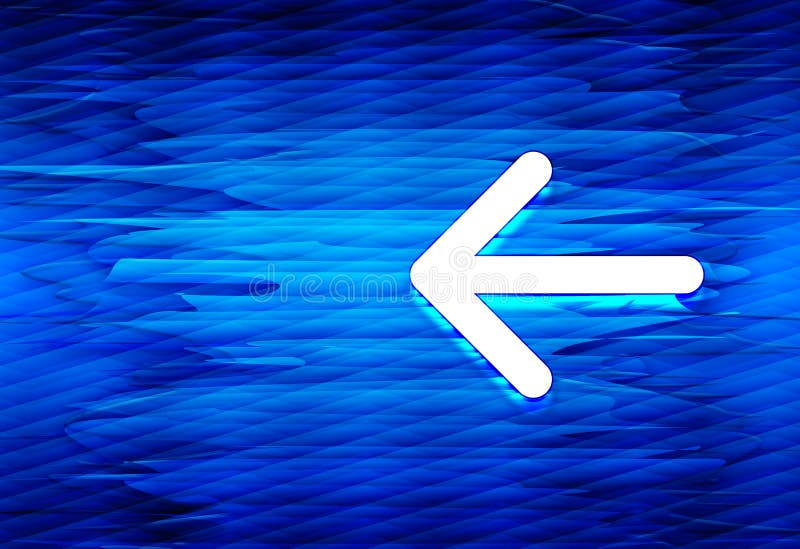 Back Arrow Icon Aqua Wave Abstract Blue Background Illustration Stock ...