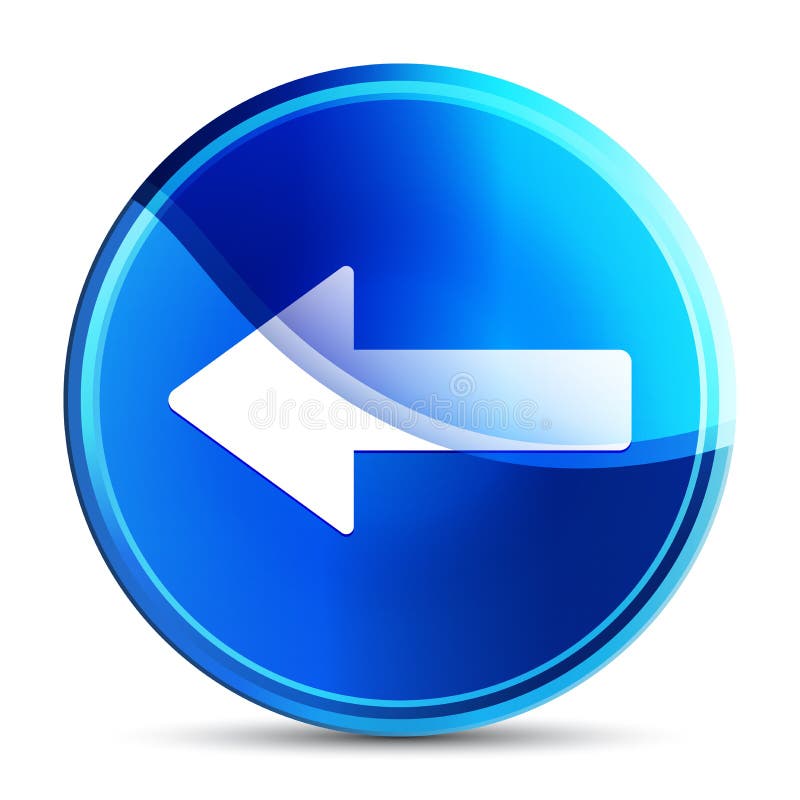 Back Arrow Icon Grunge Texture Round Button Set Illustration Stock ...