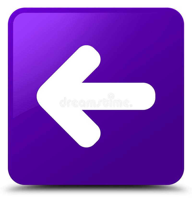 Back Arrow Icon Purple Square Button Stock Illustrations – 55 Back ...