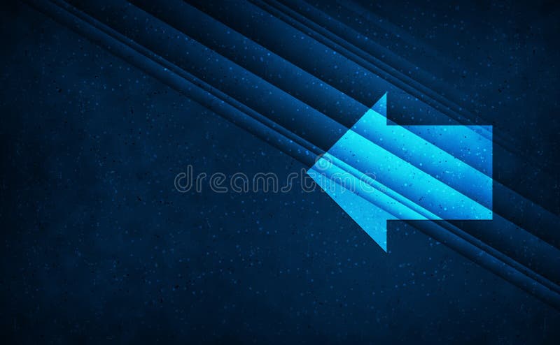 Back Arrow Icon Natural Sky Light Abstract Dark Blue Background Stripes ...