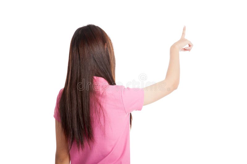 Female Hand Tapping with One Finger Isolated Stock Photo - Image of ...