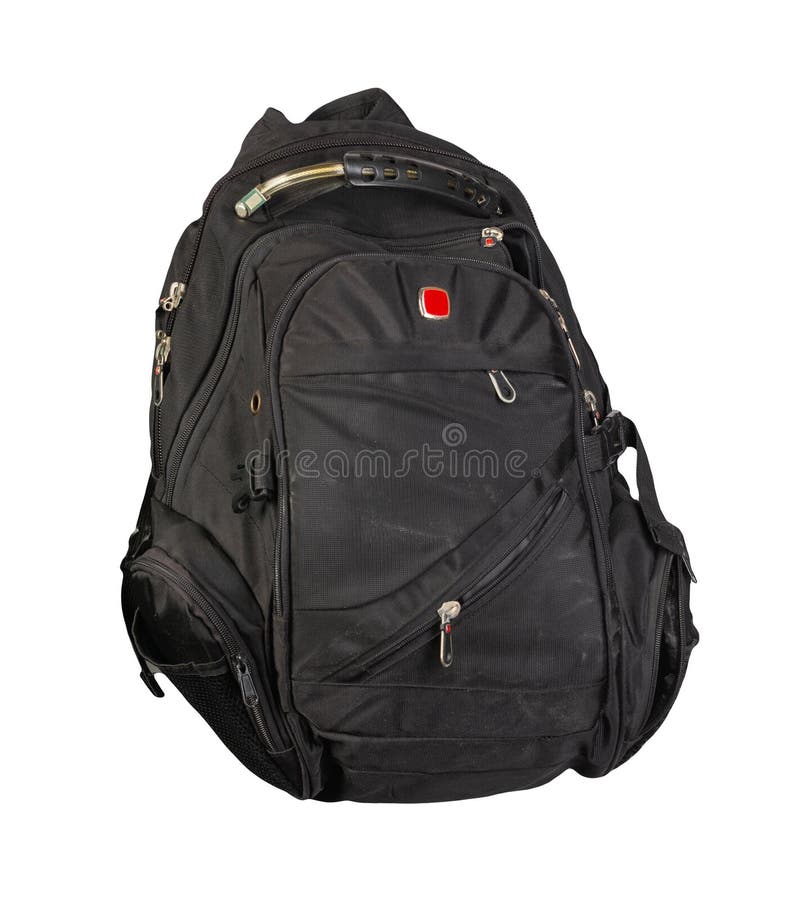 Backpack Isolated on White Background Stock Image - Image of backpack ...