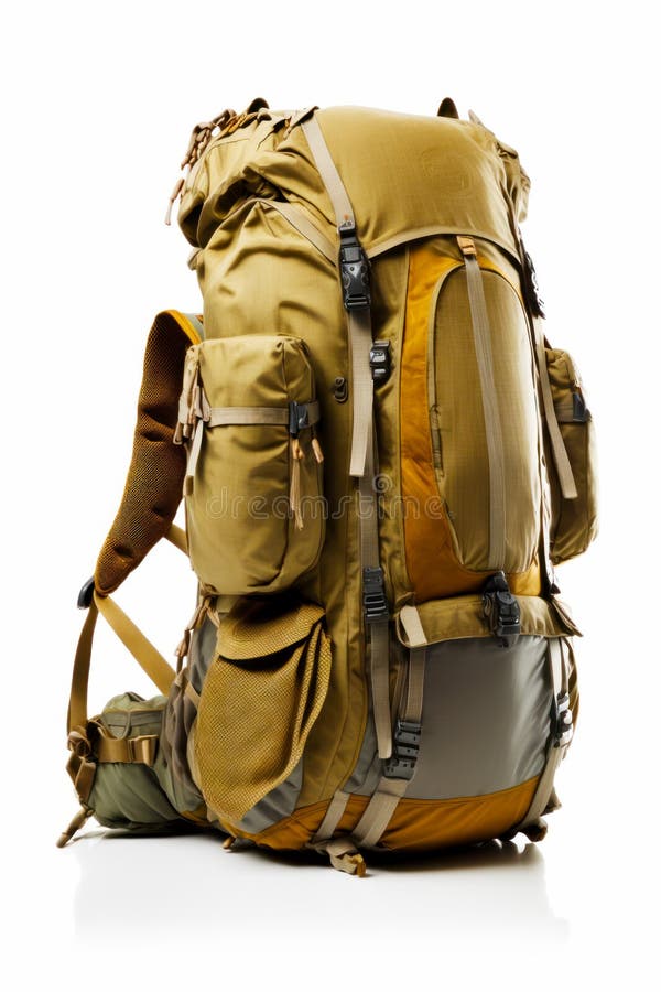 The Back of Backpack with Straps and Backpack Attached To the Back of ...