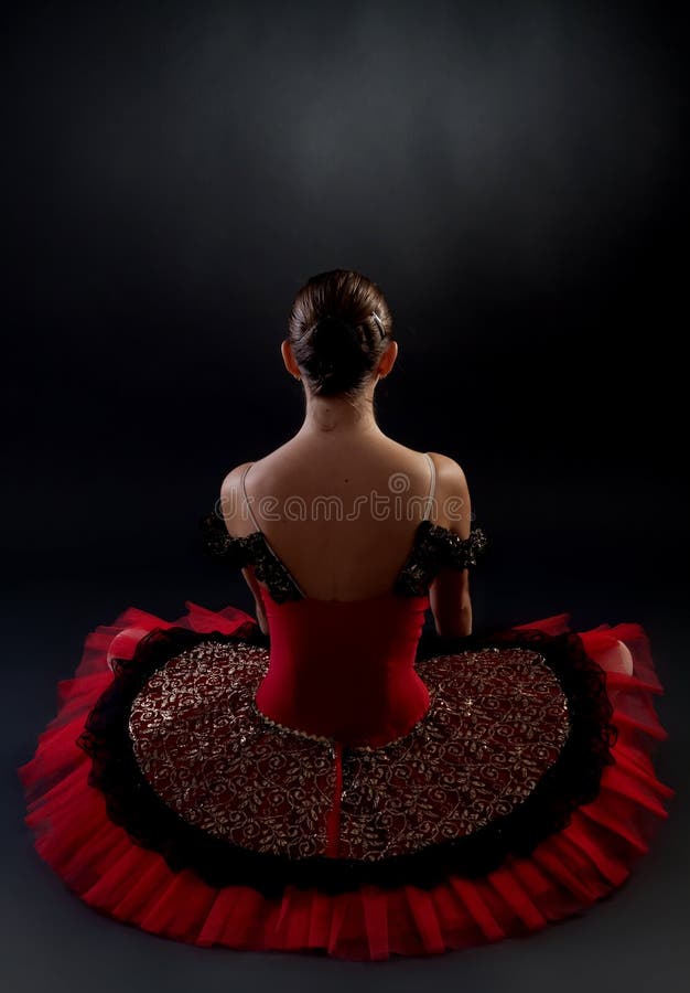 Back of a ballerina stock photo. Image of grace, outfit - 15159068