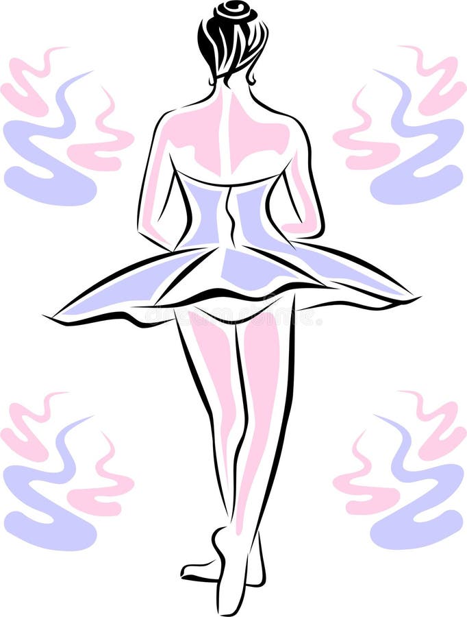 Ballet dancers stock vector. Illustration of moving, game - 8276076