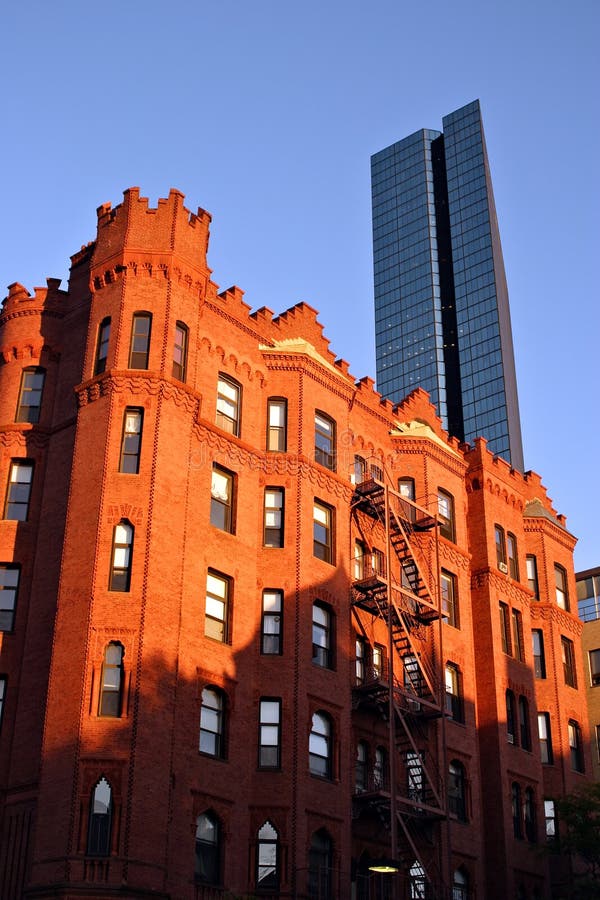 Back Bay, Boston stock image. Image of church, copley - 2390309