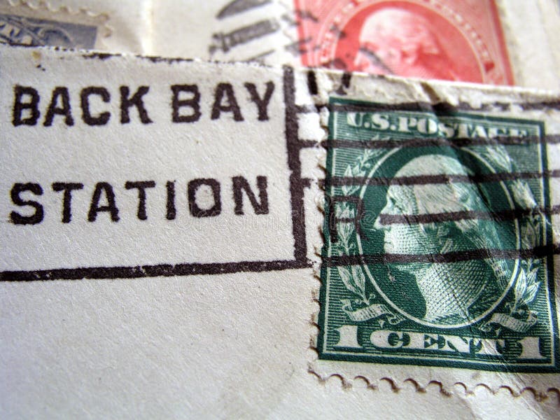 Back Bay Old Stamp Picture. Image: 6451692