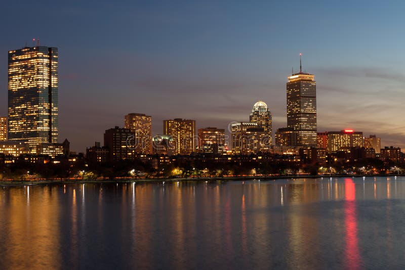 Back Bay skyline stock image. Image of scenic, massachusetts - 50688423