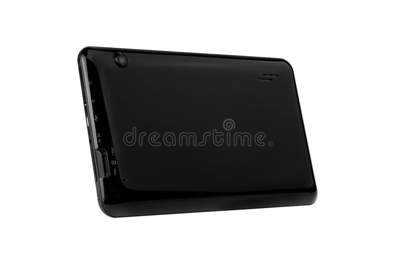 Back Black Digital Tablet PC Stock Image - Image of design ...