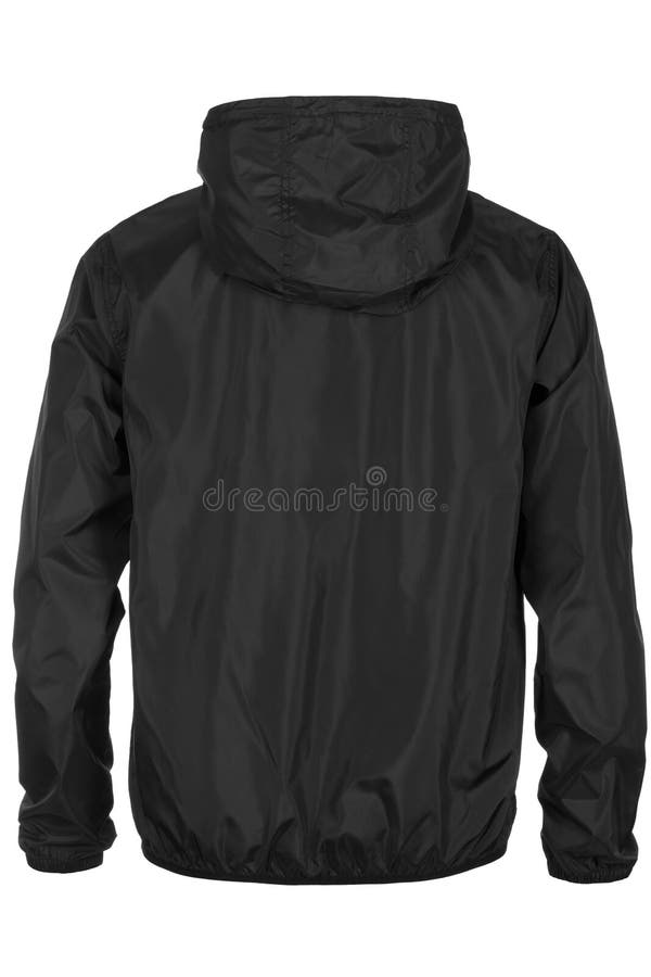 Back of jacket with hood stock image. Image of olive - 92463415