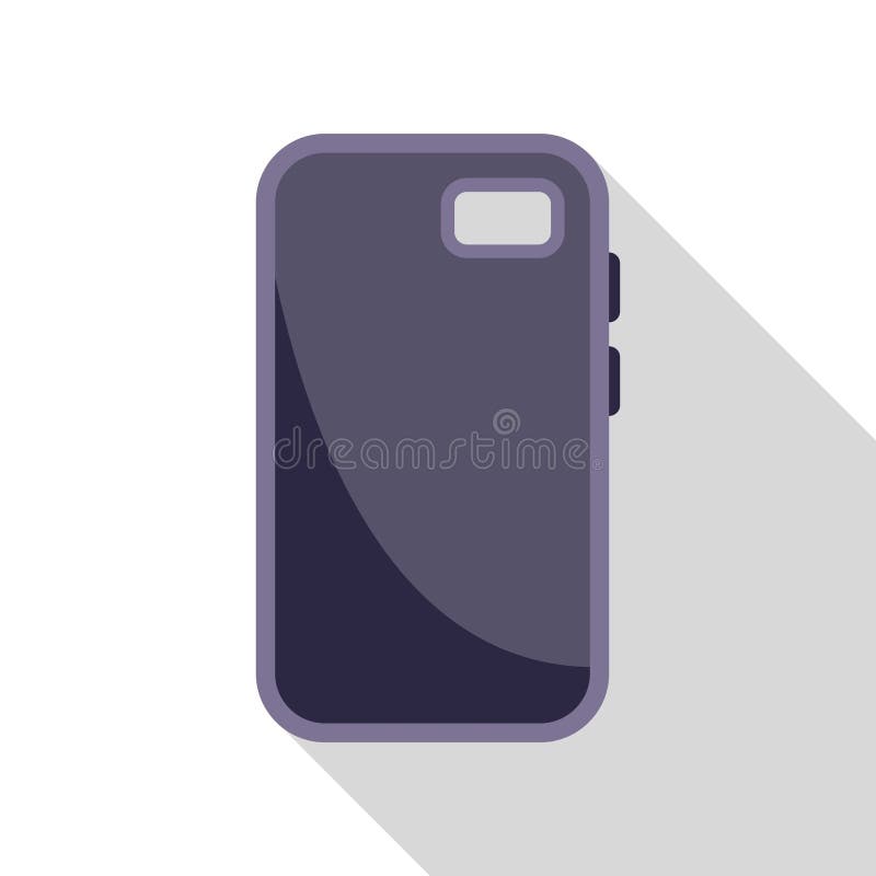 Back of Black Smartphone with Buttons Showing Stock Illustration ...