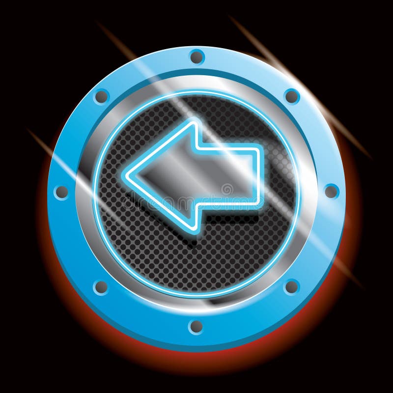 Back Button. Vector Illustration Decorative Design Stock Vector ...