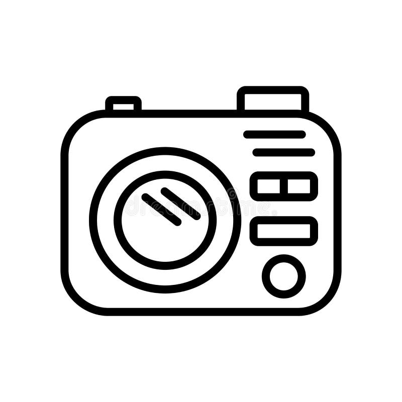 Back Camera Icon Vector Isolated on White Background, Back Camera Sign ...