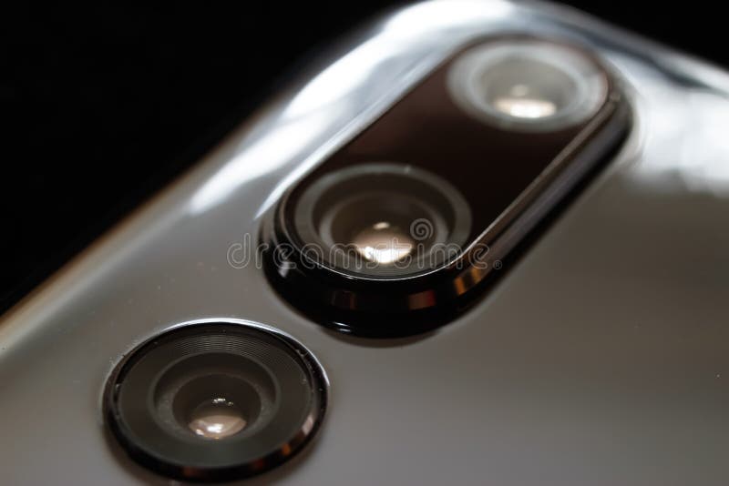 Back Cameras for Smartphone or Cell Phone Stock Photo - Image of modern ...