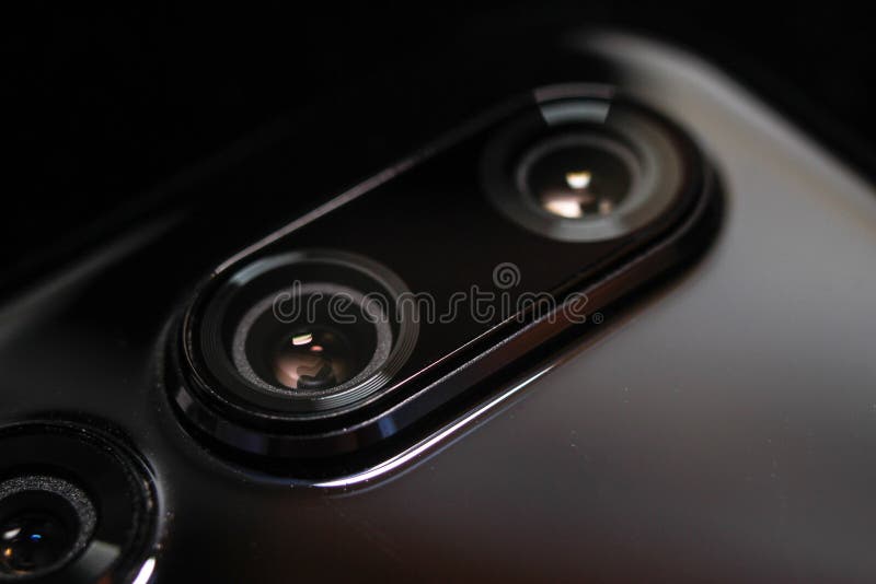 Back Cameras for Smartphone or Cell Phone Stock Photo - Image of ...
