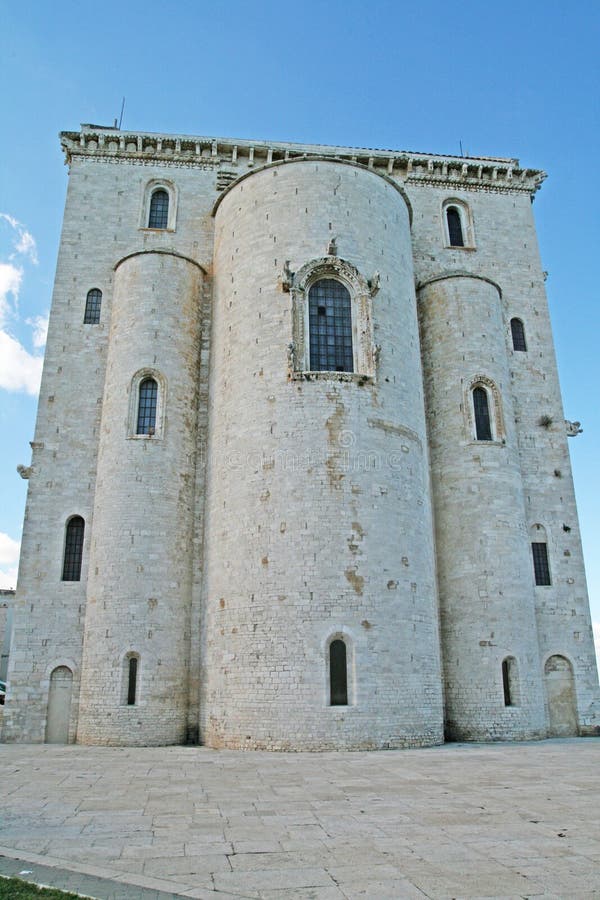 Back cathedral stock photo. Image of historic, trani - 37576314