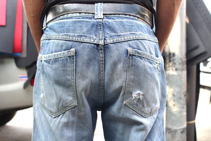 Back cloth jeans stock photo. Image of clothing, wear - 81842994