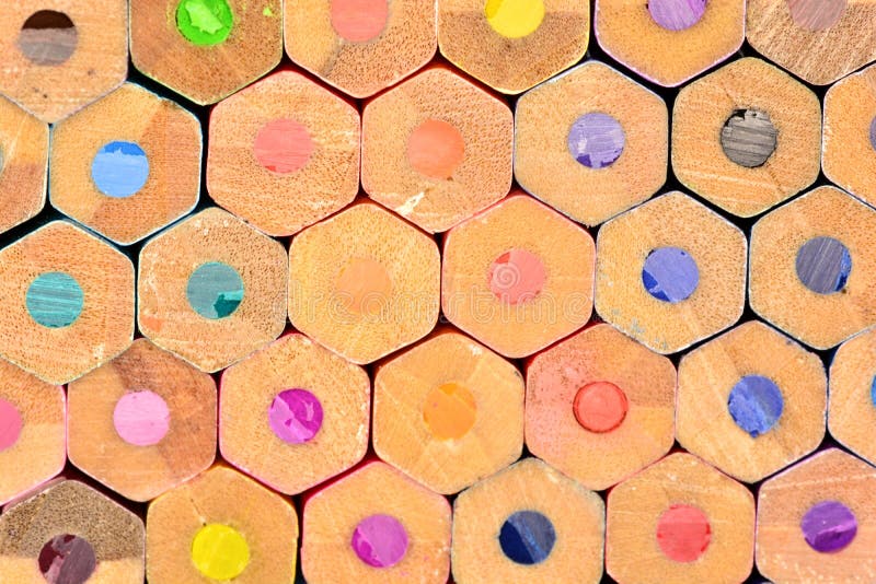 Back of colored pencils stock image. Image of objeto - 233203533