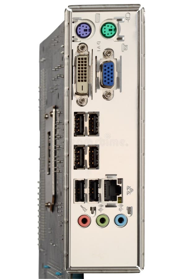 Back of the computer stock photo. Image of industry, back - 22359376