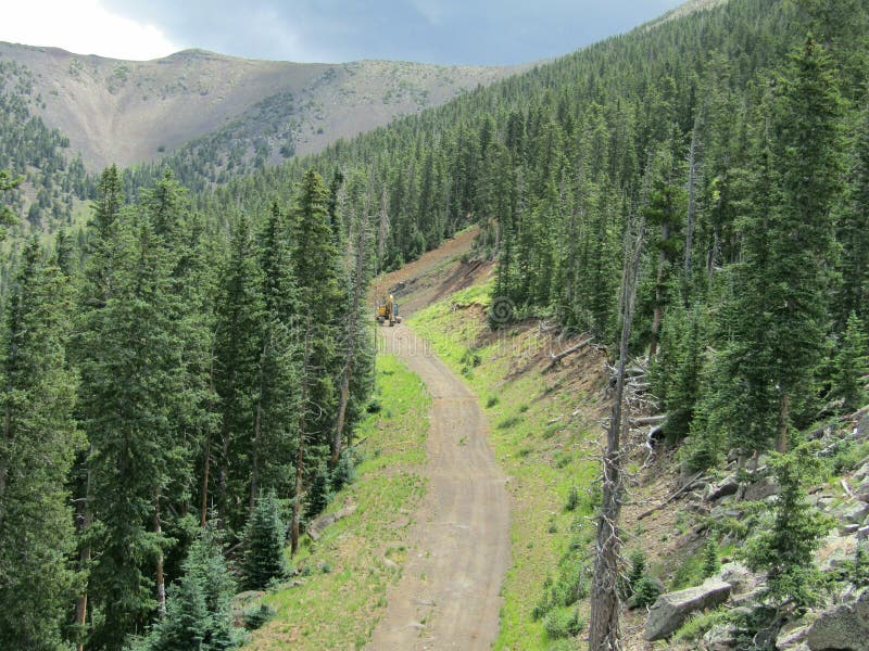 Back Country Dirt Road in Mountains Stock Image - Image of views, dirt ...