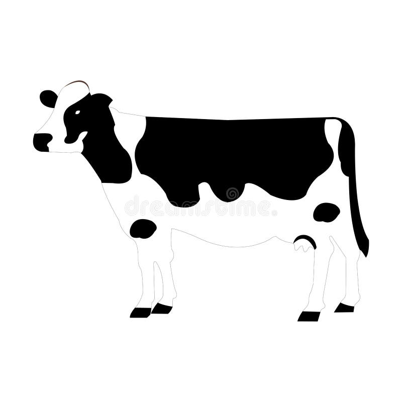 Cow Back View Stock Illustrations – 110 Cow Back View Stock ...