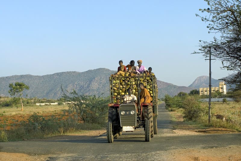 Back from Days Work- Tractor Travel Editorial Photo - Image of vehicle ...