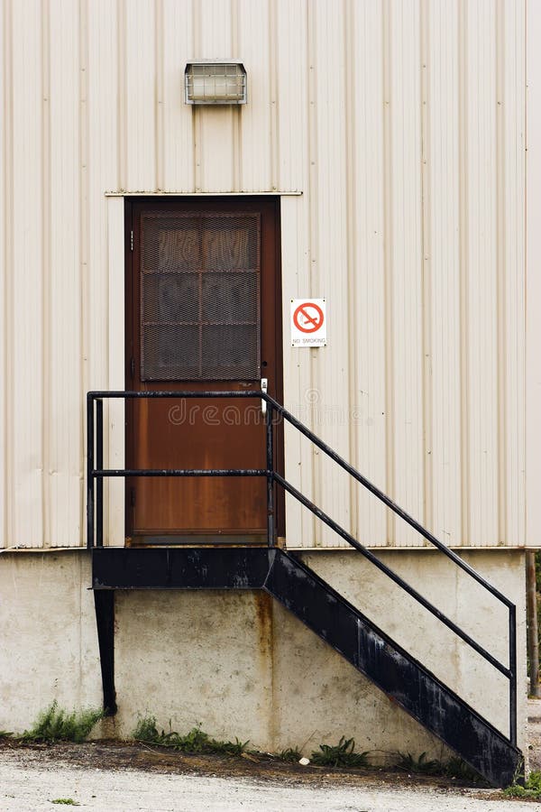 Back door stock image. Image of handrail, rail, rust, steps - 3538757