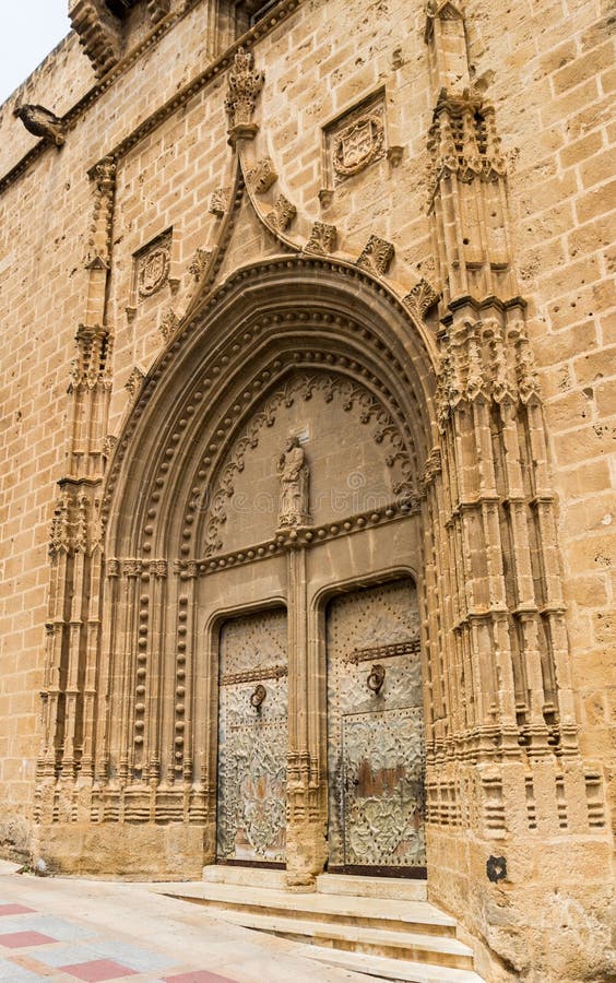 Back Door of the Church of Javea Stock Photo - Image of valencian ...
