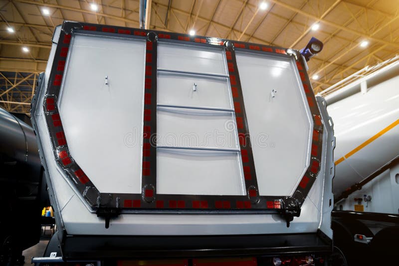 The Back of the Dump Truck. Dump Truck for Transportation of Oversized ...