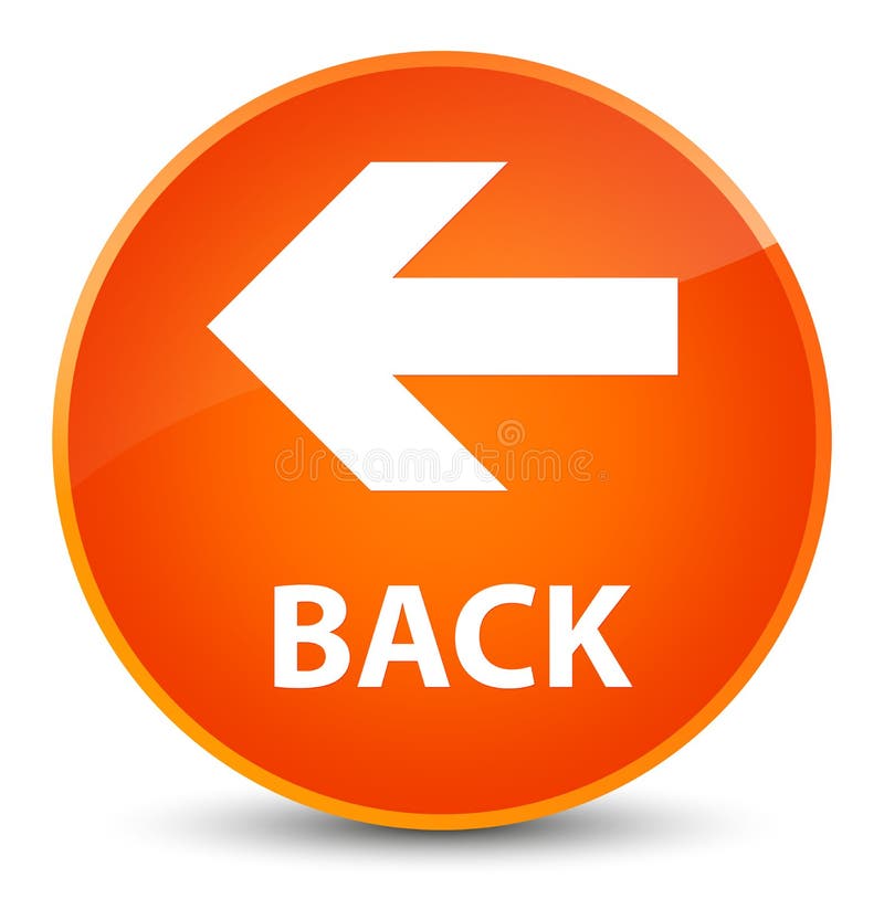 Back Elegant Orange Round Button Stock Illustration - Illustration of ...
