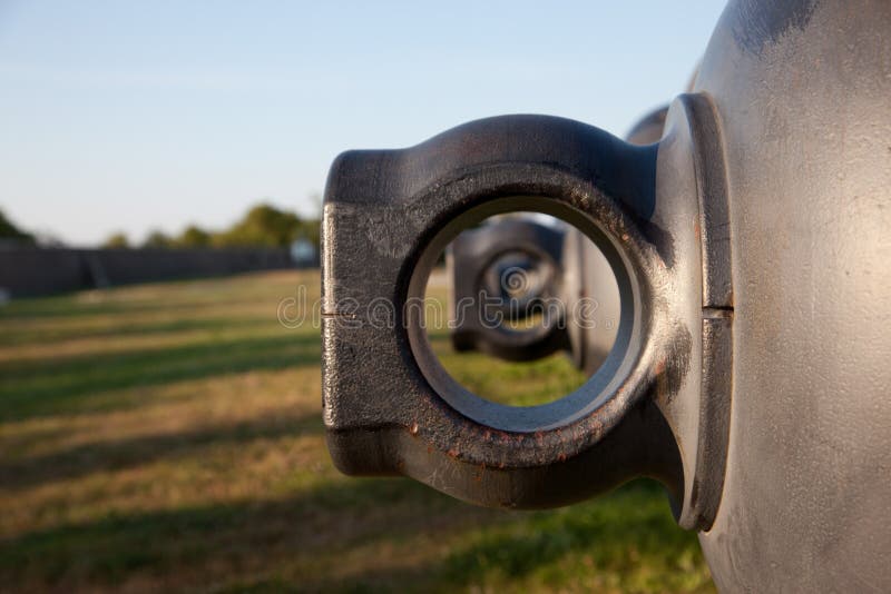 Back end of a cannon stock image. Image of industry, cannon - 97384893
