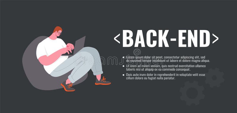 Backend Developer Banner Stock Illustrations – 332 Backend Developer ...