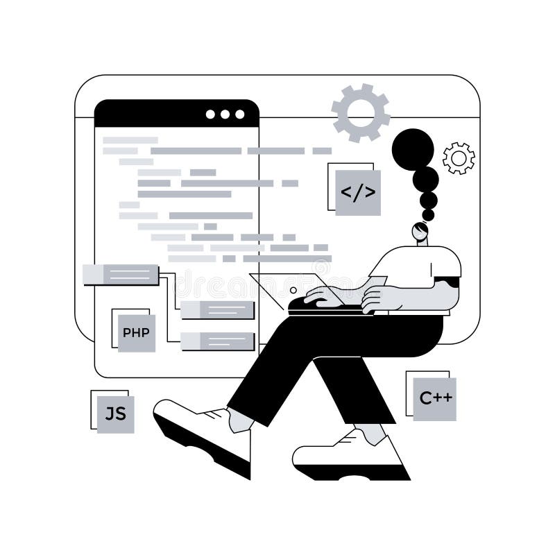 Back End Development Abstract Concept Vector Illustration. Stock Vector ... Back End Development Abstract Concept Vector Illustration. Stock Vector ...