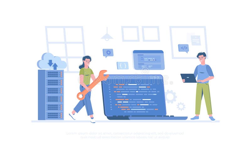 Back End Developer Stock Illustrations – 631 Back End Developer Stock ...