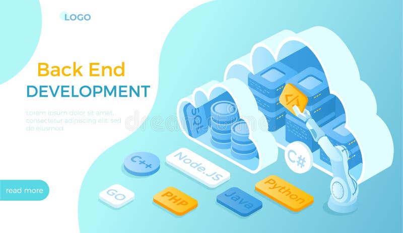 Back End Development Coding Software Engineering Programming Languages Server Racks And