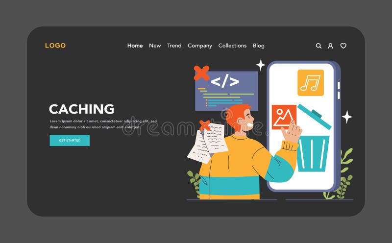 Back-end Development Web Banner Stock Vector - Illustration of laptop ...