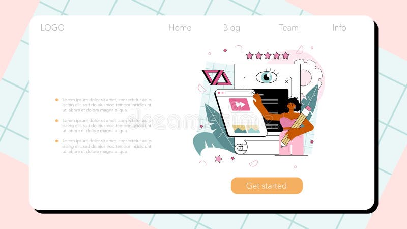 Back End Development Web Banner or Landing Page. Software Development Stock Vector ...