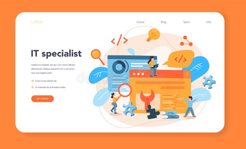 Backend Developer Banner Stock Illustrations – 254 Backend Developer ...