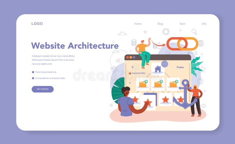 Back End Development Web Banner or Landing Page. Software Development Stock Vector ...