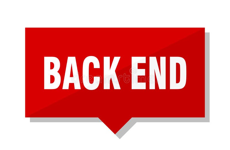 Back end price tag stock vector. Illustration of note - 118935024