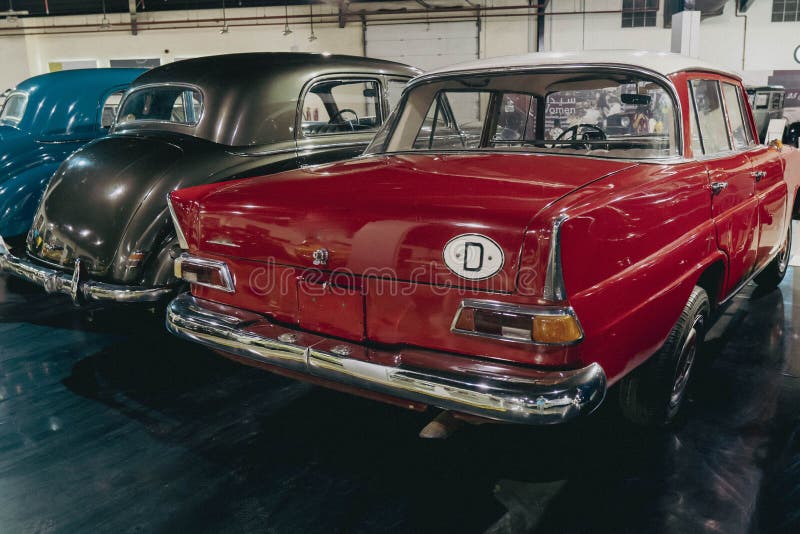 Back End of 1960s Famous German Car Antique and Classic View Stock ...