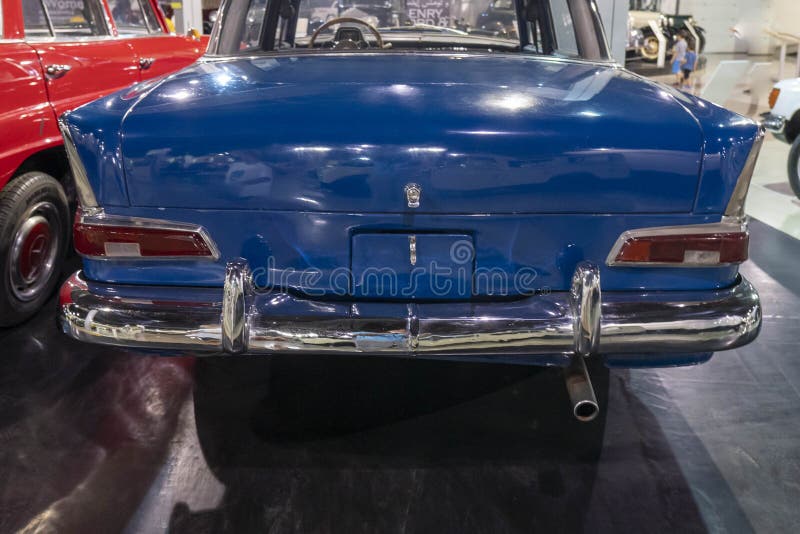 Back End of 1960s Famous German Car Antique and Classic View Editorial ...