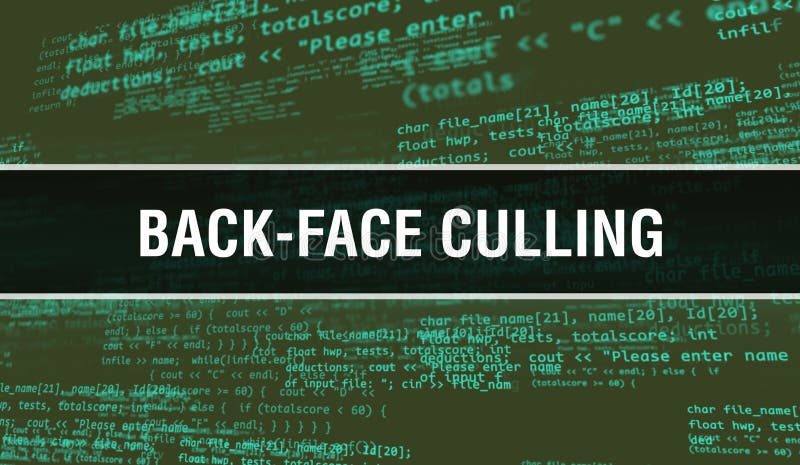 Back-face Culling Concept with Random Parts of Program Code. Back-face ...