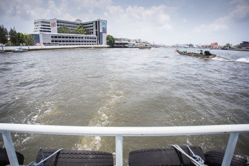 Back Ferry Boat on the River Editorial Stock Photo - Image of boat ...