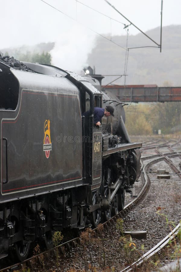 Back Five Steam Train Leaving Carnforth Station Editorial Photography ...
