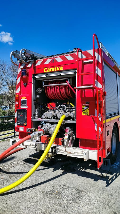 Fire Truck Back View