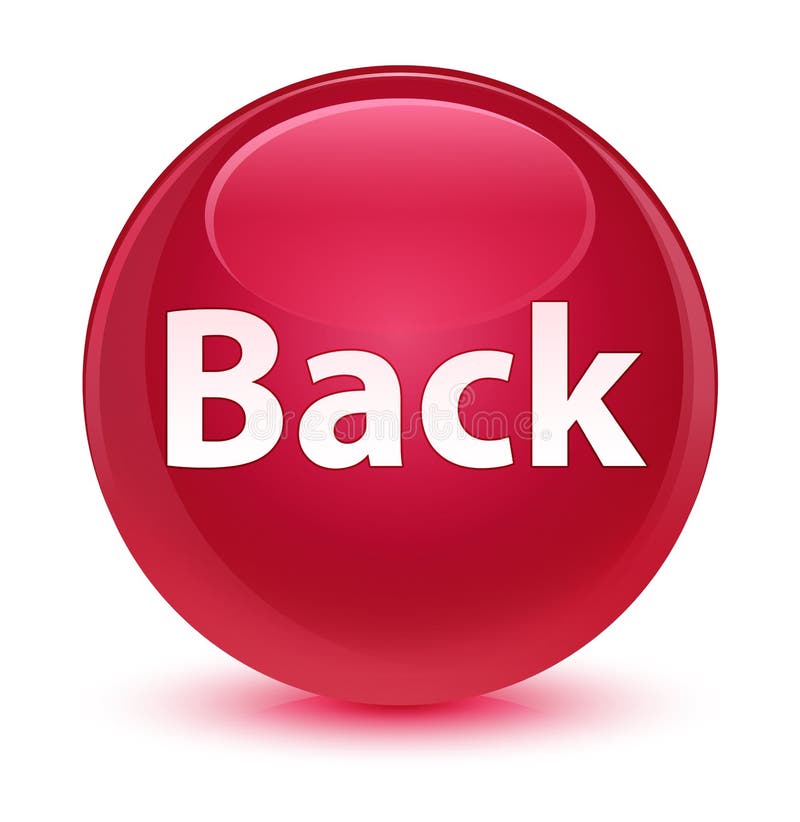 Back Glassy Pink Round Button Stock Illustration - Illustration of rear ...