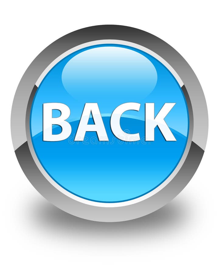 Back Glossy Red Round Button Stock Illustration - Illustration of icon ...