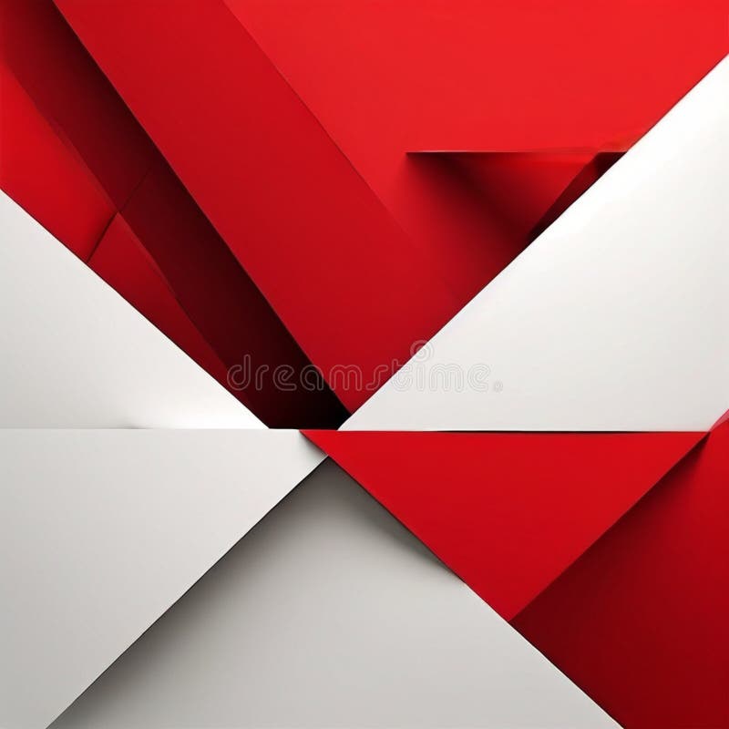 A Back Ground Abstract Simple Red and White Colour Stock Illustration ...